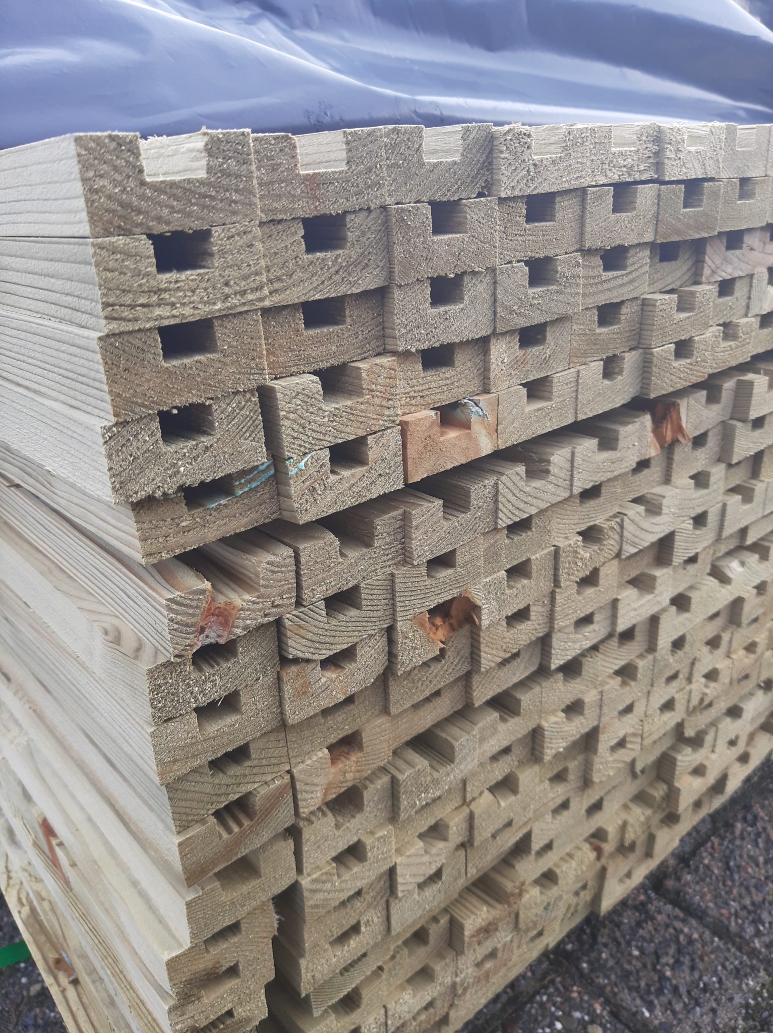 Geïmpregneerde ventilatielat 21 x 45 mm | Houthandel Tilburg